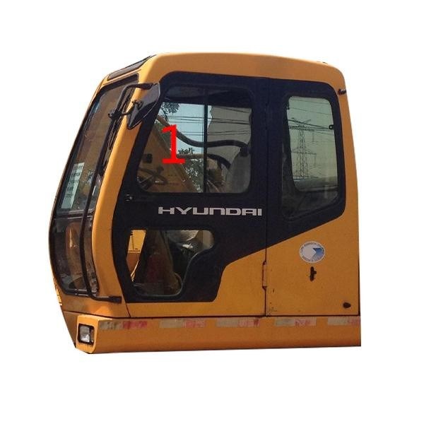 R200-5 R220-5 Excavator Window Glass Left Side Slant Position NO.1 ...