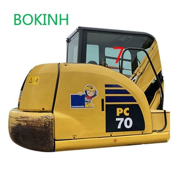 PC60-8 PC70-8 KOMATSU Excavator Window Replacement Right Side Position ...
